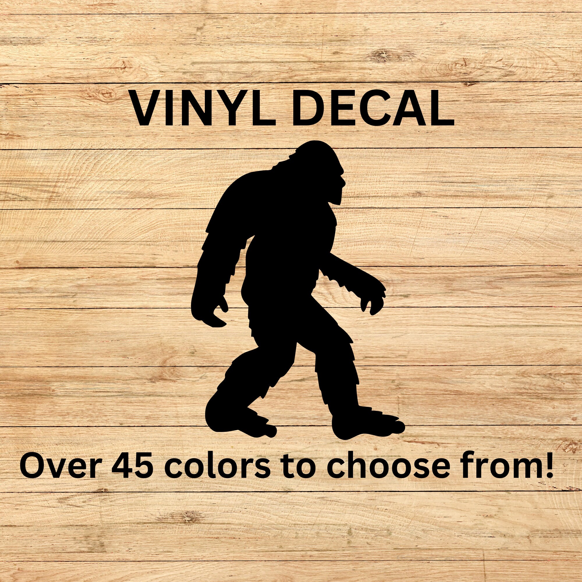 Bigfoot Believe Car Decal Waterproof Sasquatch Car Decal Vinyl Custom ...