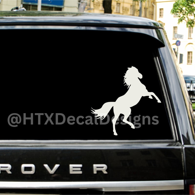 Horse Car Decal - Etsy