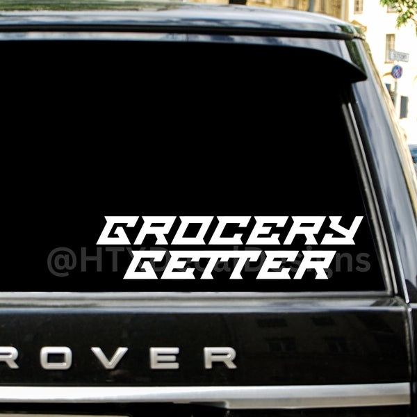 Grocery Getter Car Decal - Etsy