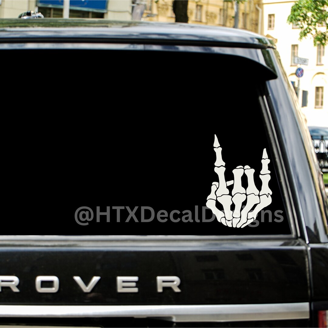 Skeleton Houston Decal | Multiple Colors | H-town Skeleton Decal ...