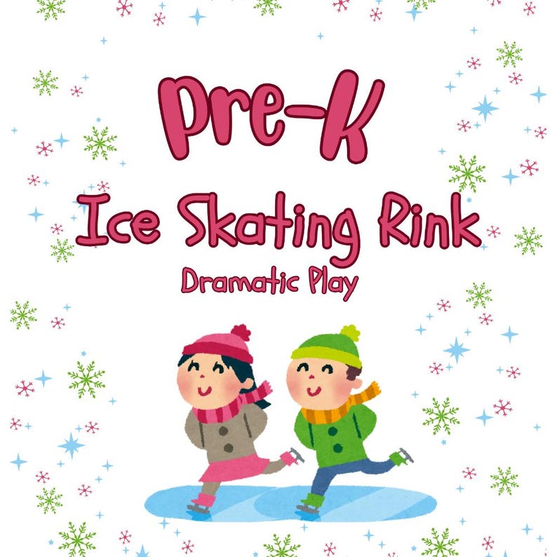 Ice Skating Rink Dramatic Play Kit - Winter Wonderland Theme Pre-k ...