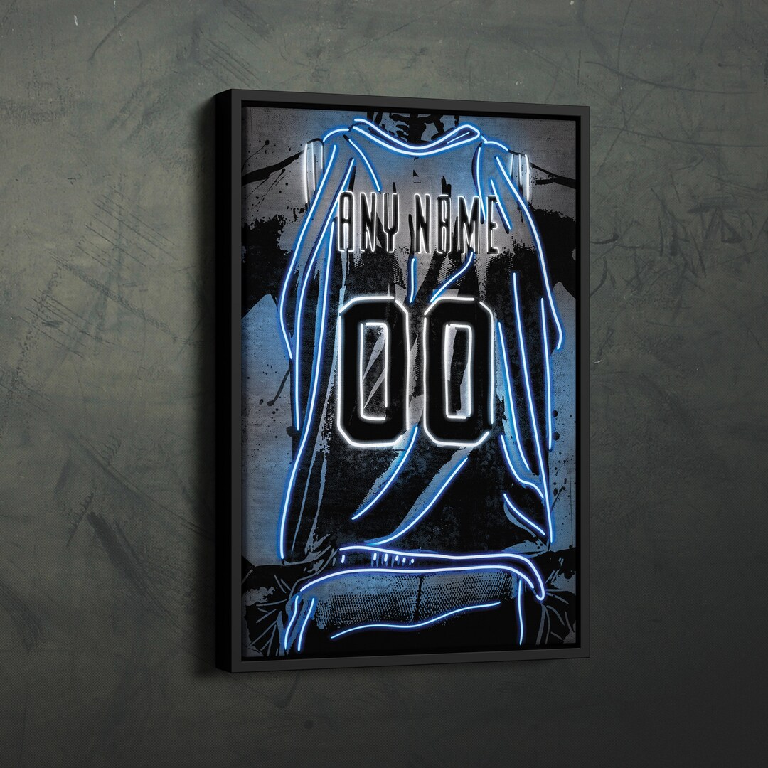 Dallas Mavericks Jersey Neon Personalized Jersey Custom Name and Number ...