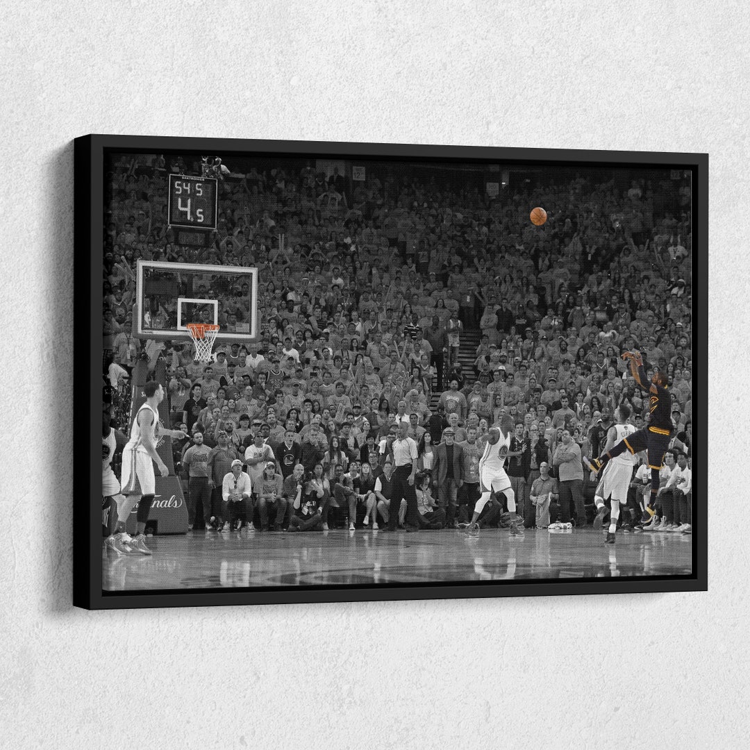 Kyrie Irving Game Winner Vs Warriors Canvas Wall Art Home Decor Framed Poster Print - Etsy