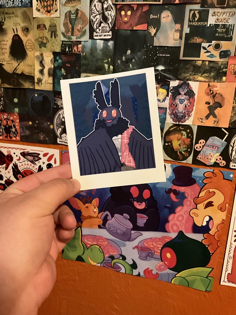 Cryptid Polaroids - Grey Alien and UFO - Fresno Nightcrawlers - Mothman ...