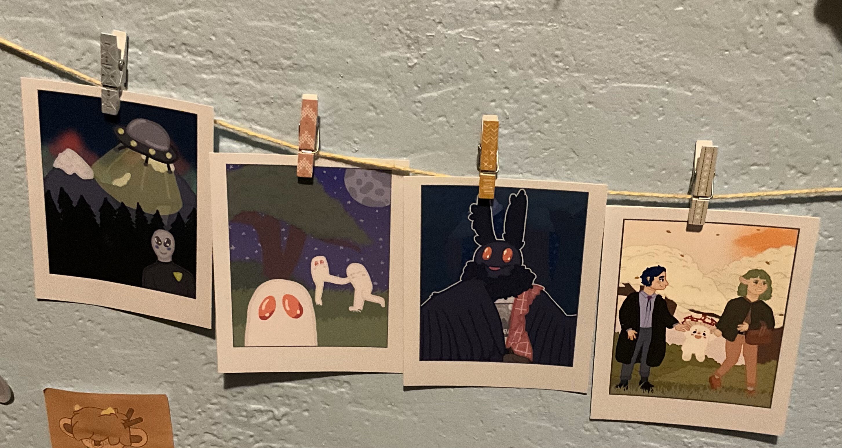 Cryptid Polaroids Grey Alien and UFO Fresno Nightcrawlers - Etsy