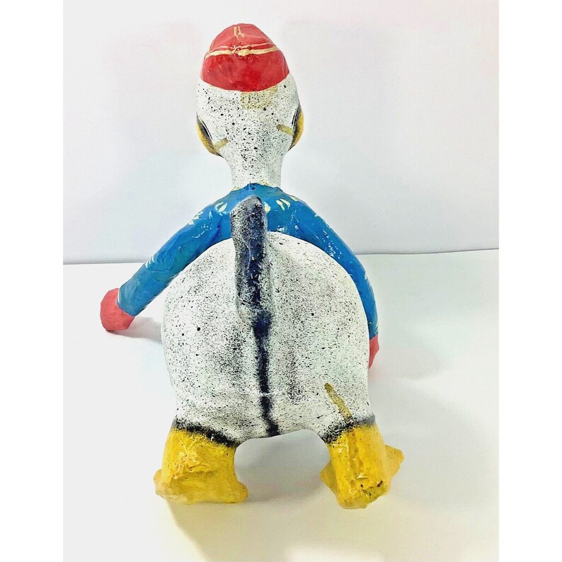 Vintage Donald Duck Paper Mache Folk Art Disney Character - Etsy