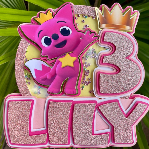 Pinkfong and Hogi Topper - Etsy