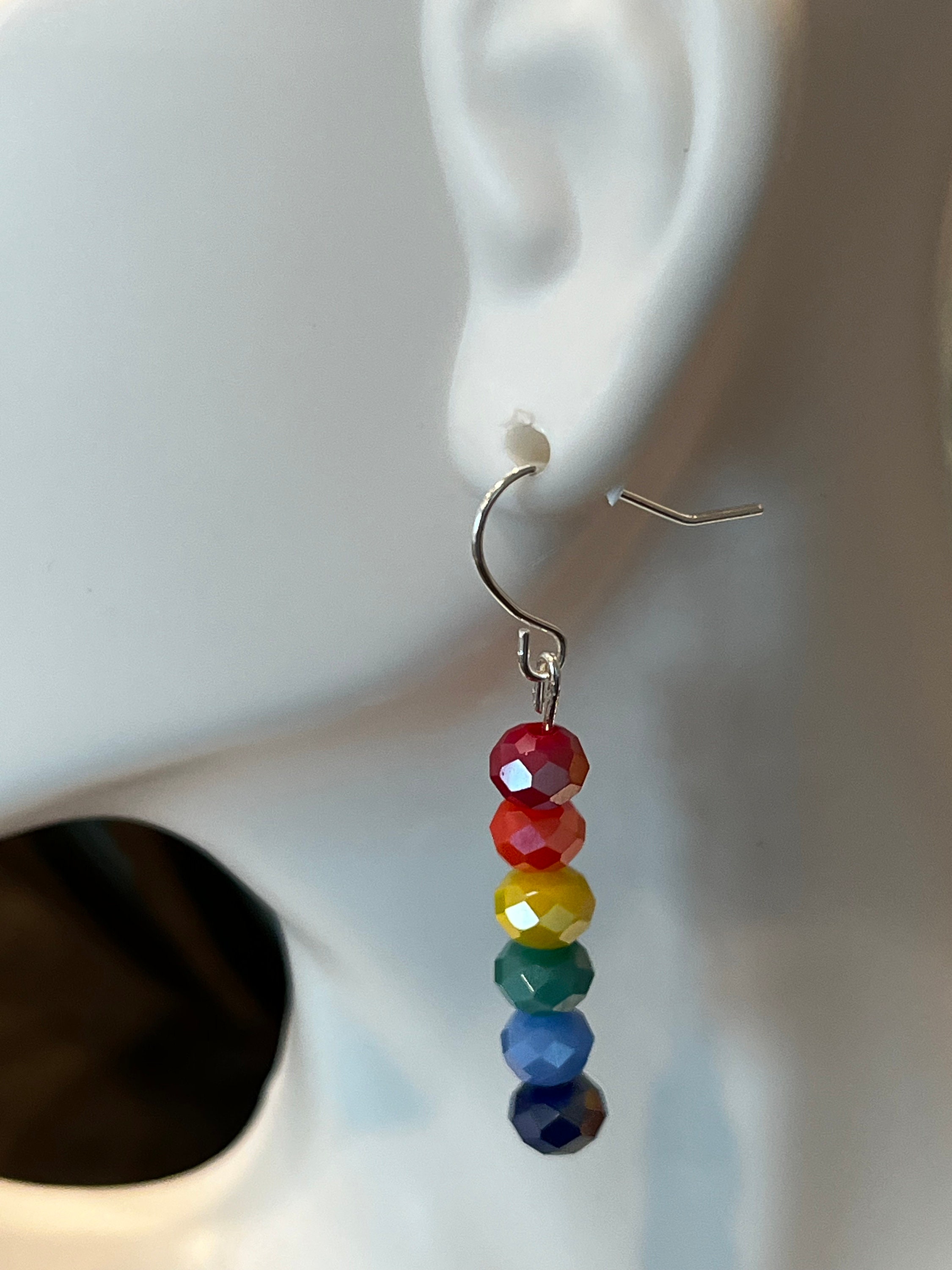 PRIDE Rainbow Dangle Earrings {rainbow Earrings | Drop Earrings | Colorful Earrings |boho ...