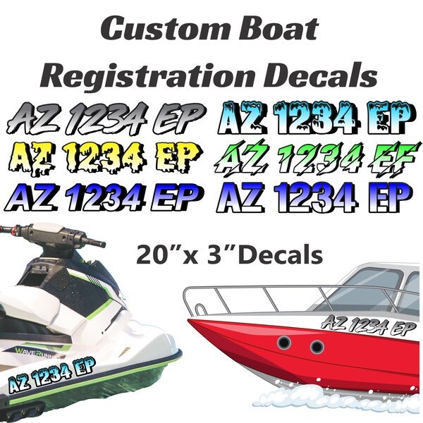 Boat Decals - Etsy