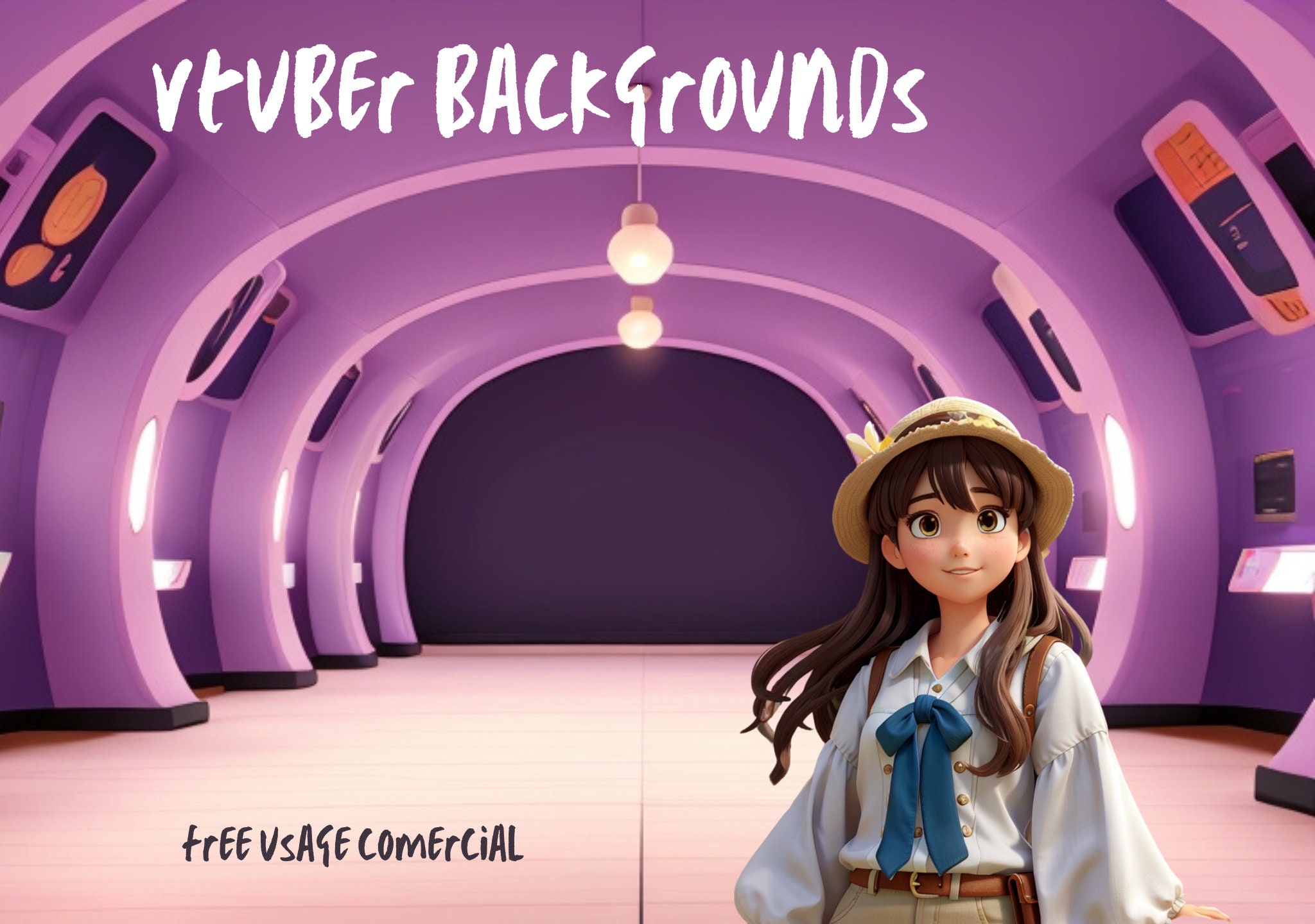 Vtuber Backgrounds for Twitch Streamer and Live Vtuber Podcast - Etsy