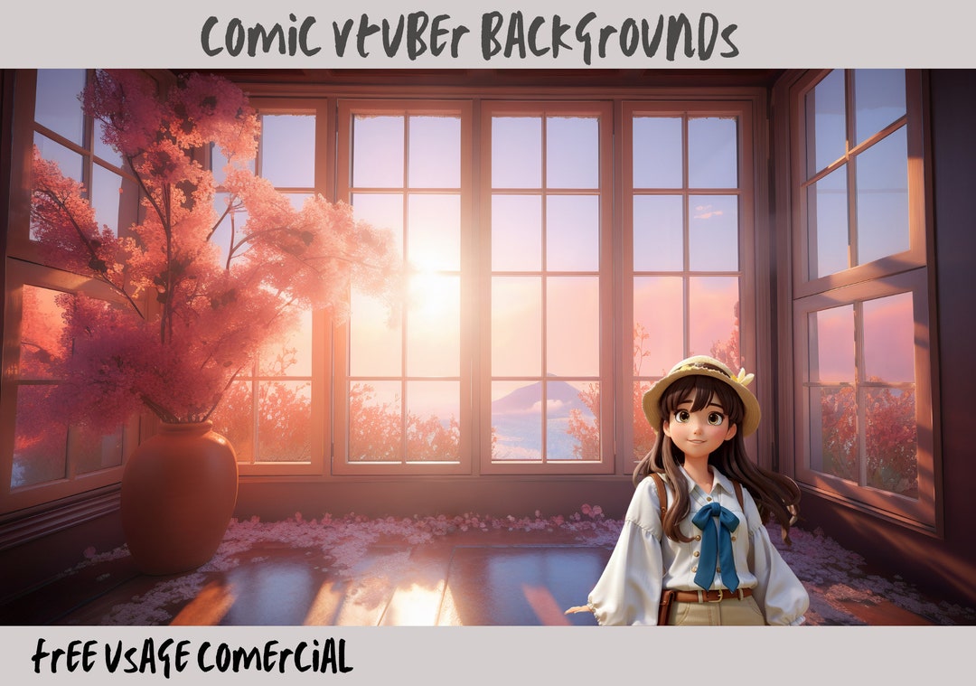 Vtuber Backgrounds for Twitch Streamer .zoom. Live Podcast .gamer - Etsy UK