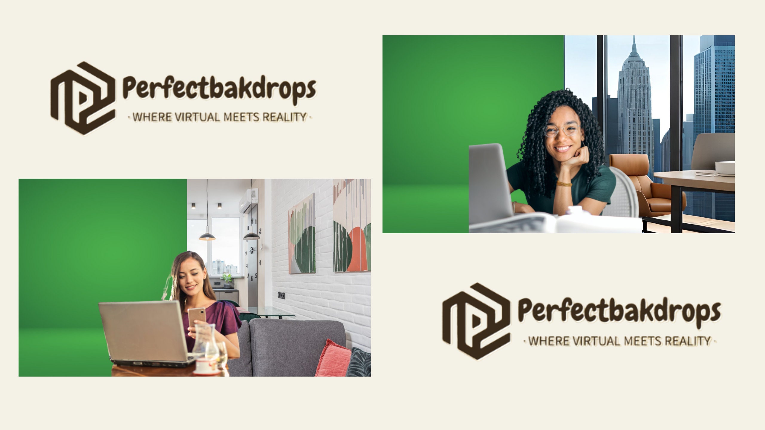 Green Oasis: Zoom Shelf and Plants Virtual Background for a Serene ...