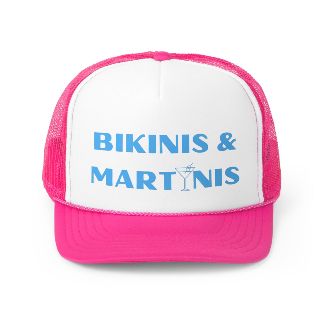 Bikinis & Martinis Trucker Hat - Etsy