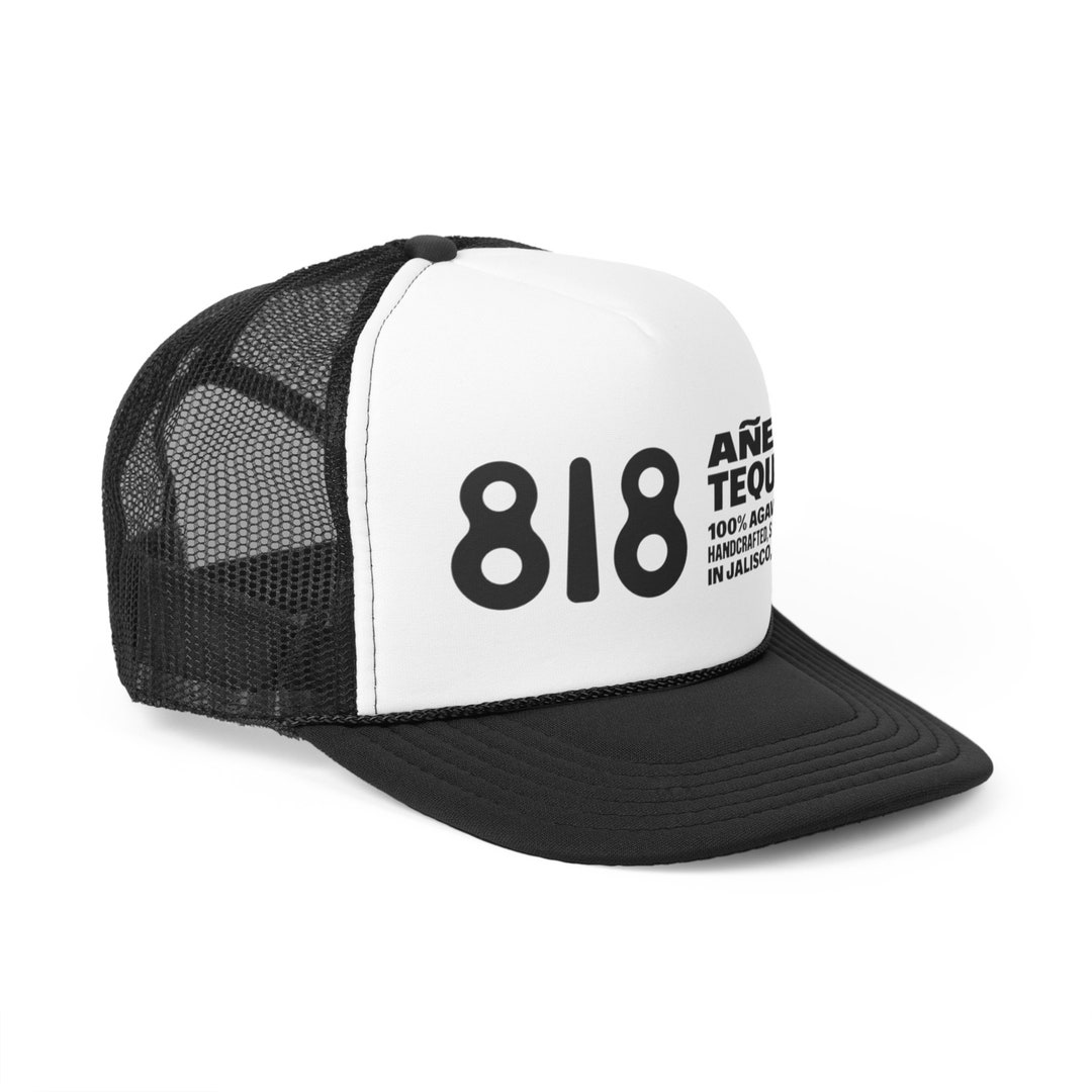 818 Black Full Logo Party Trucker Hat - Etsy