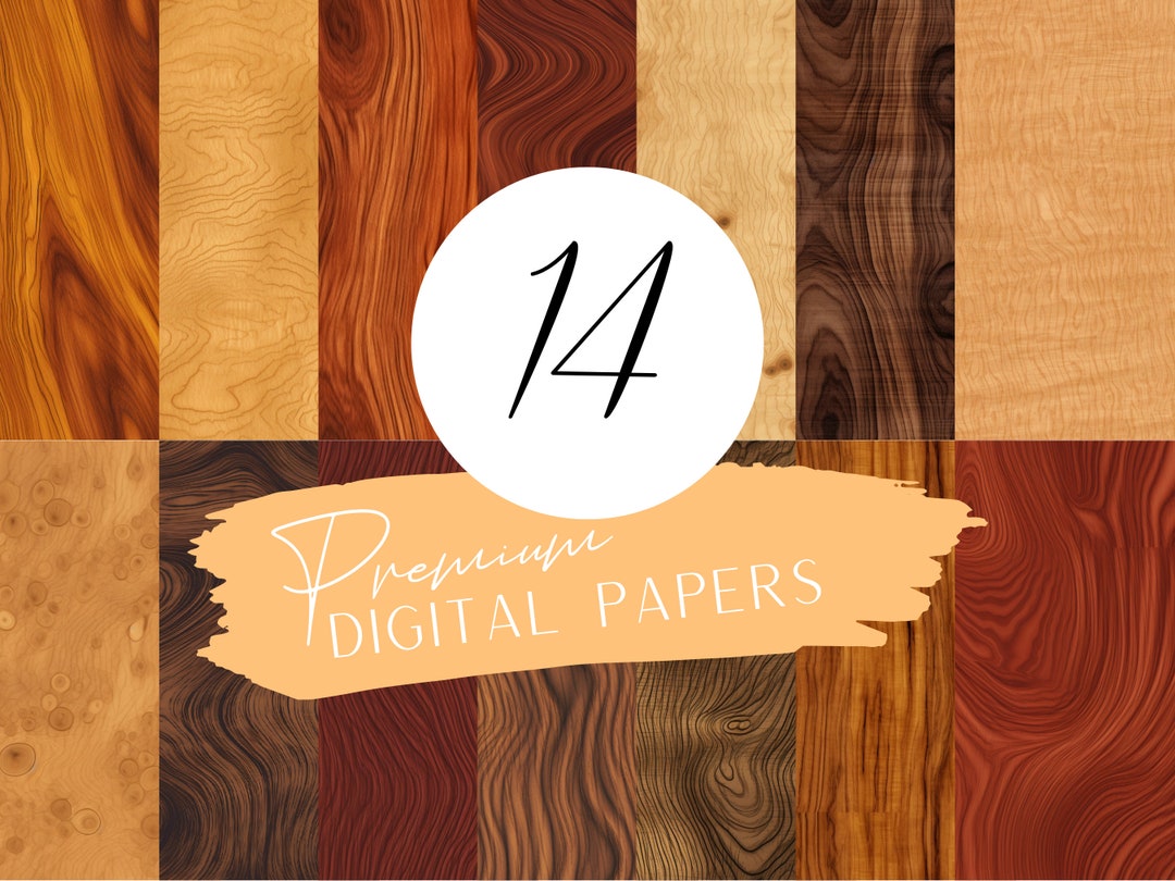 WOOD GRAIN | Seamless Pattern | Printable Digital Paper | Instant ...
