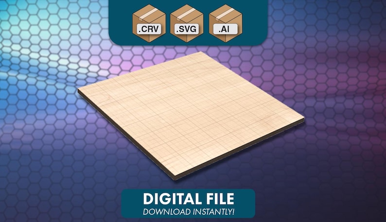 CNC Waste Board Grid Pattern - 1" Square 32"x32" Layout for Onefinity ...