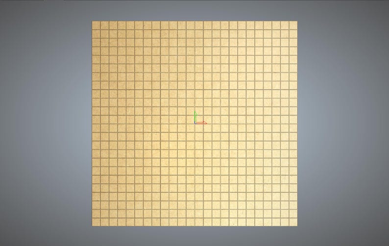 CNC Waste Board Grid – 24" X 24", 1" Square Pattern (digital Download ...