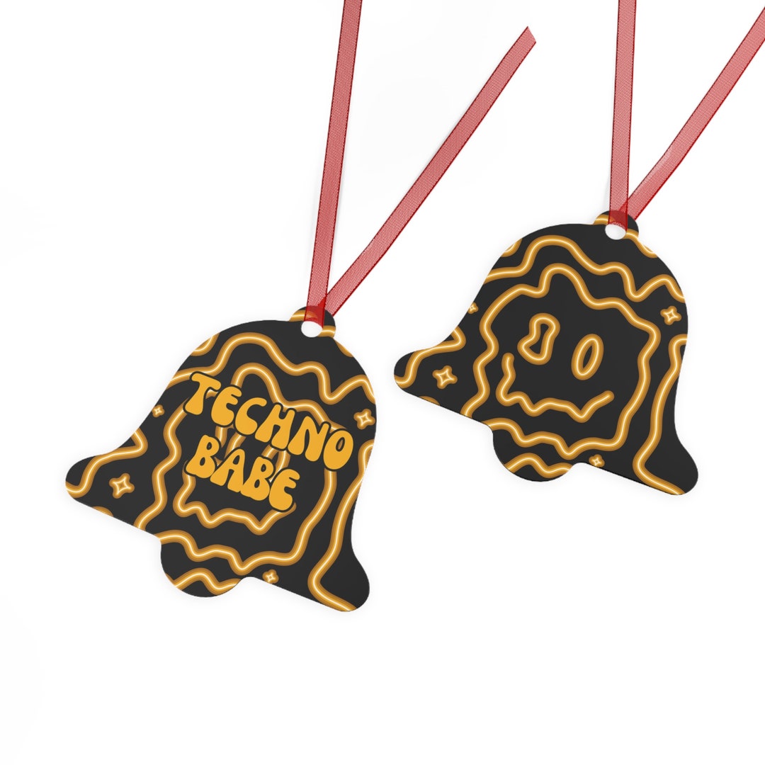 EDM Christmas Ornaments, Techno Christmas Ornaments, Trippy Christmas ...