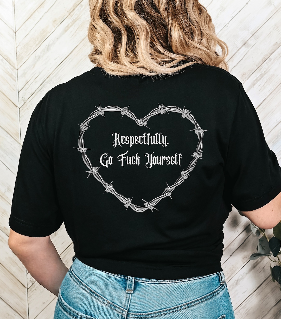 Respectfully GFY Shirt, BACK LOGO, Foul Shirt, Vulgar Shirt, Gfy, Go F ...