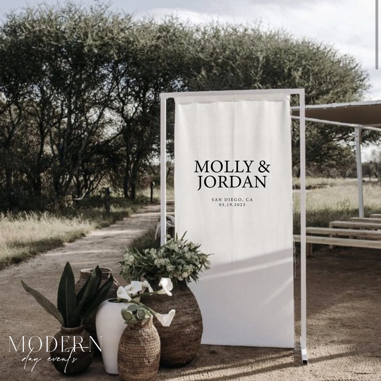 Linen Wedding Sign, Fabric Wedding Sign, White, Custom, Wedding Welcome ...