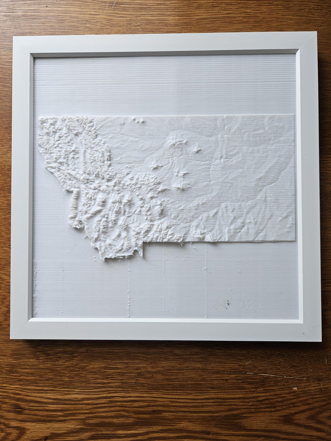 Montana 3D Topography - Etsy