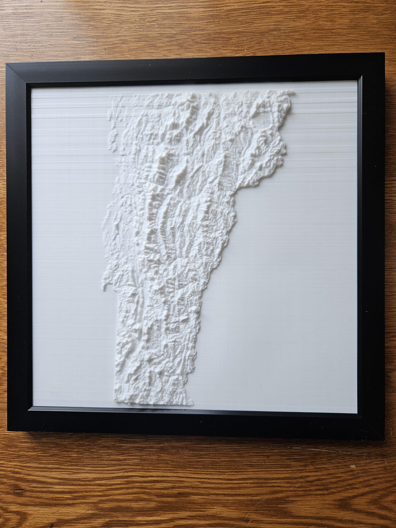 Vermont 3D Topography - Etsy