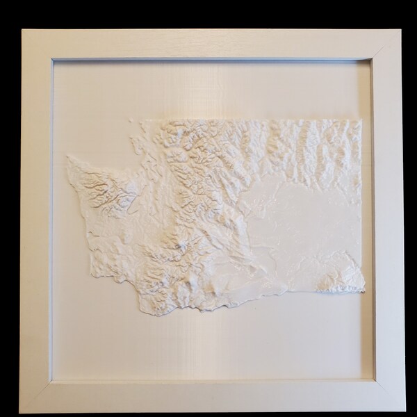 Washington 3d Map - Etsy