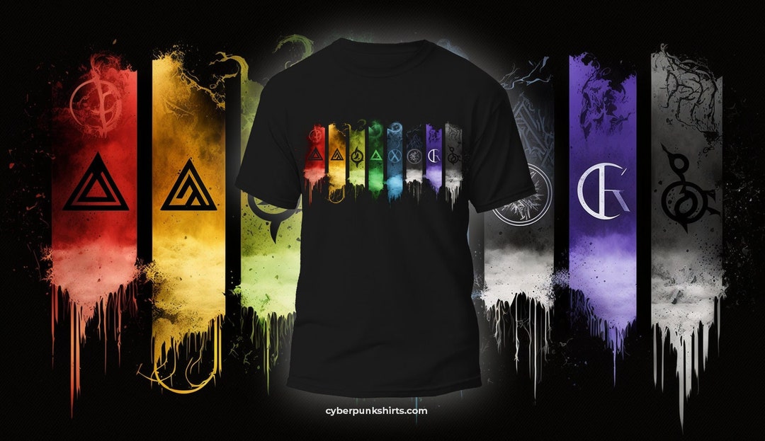 Viking Warrior Clan Crest Tshirt, Norse Art Rune Sigils T-shirt, Viking ...