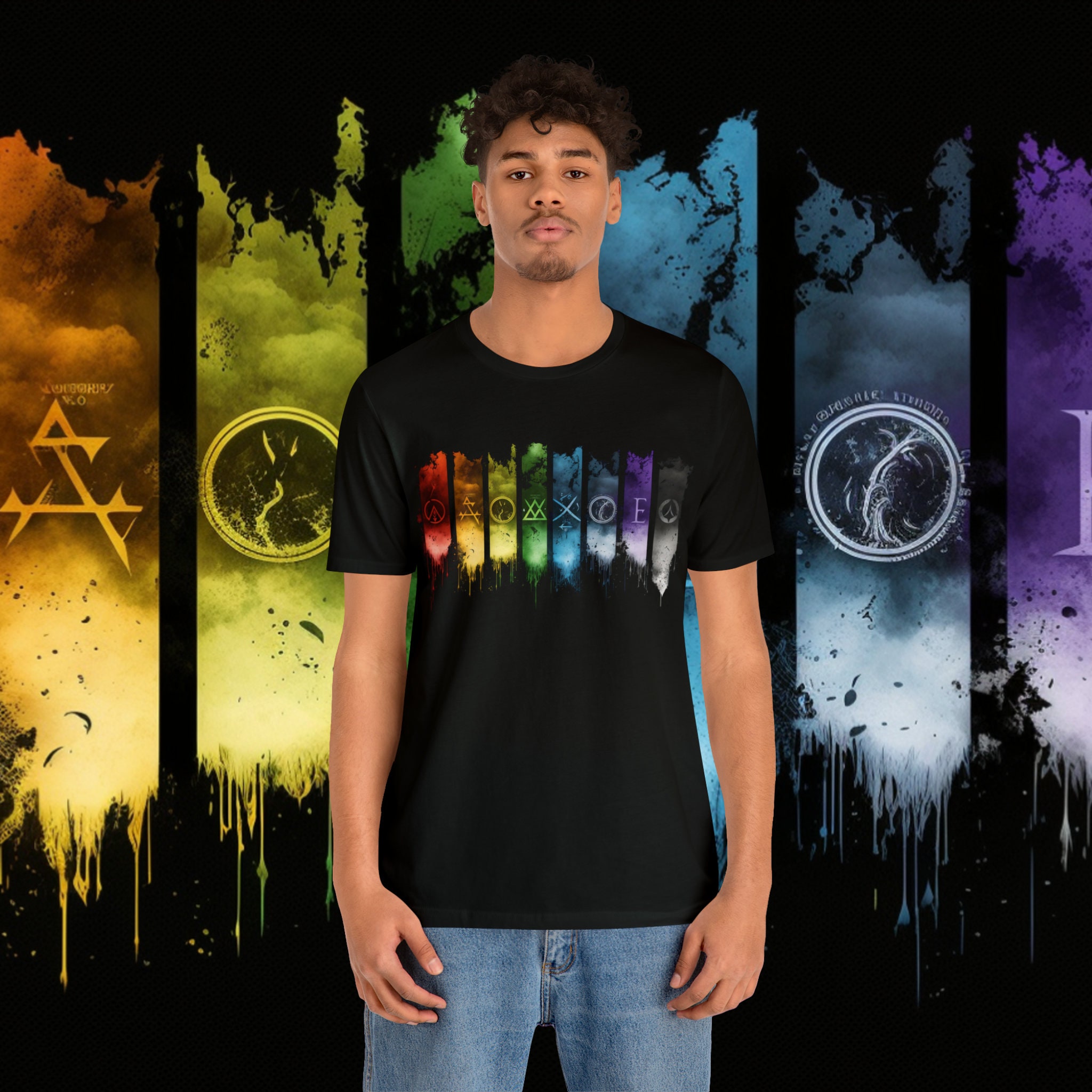 Viking Warrior Clan Crest Tshirt, Norse Art Rune Sigils T-shirt, Viking ...