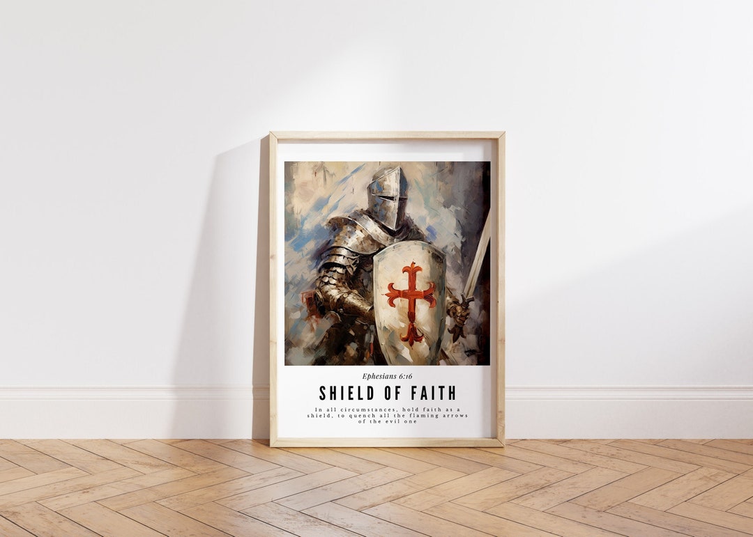 Christian Png Armor of God Shield of Faith Catholic Decor Christian ...