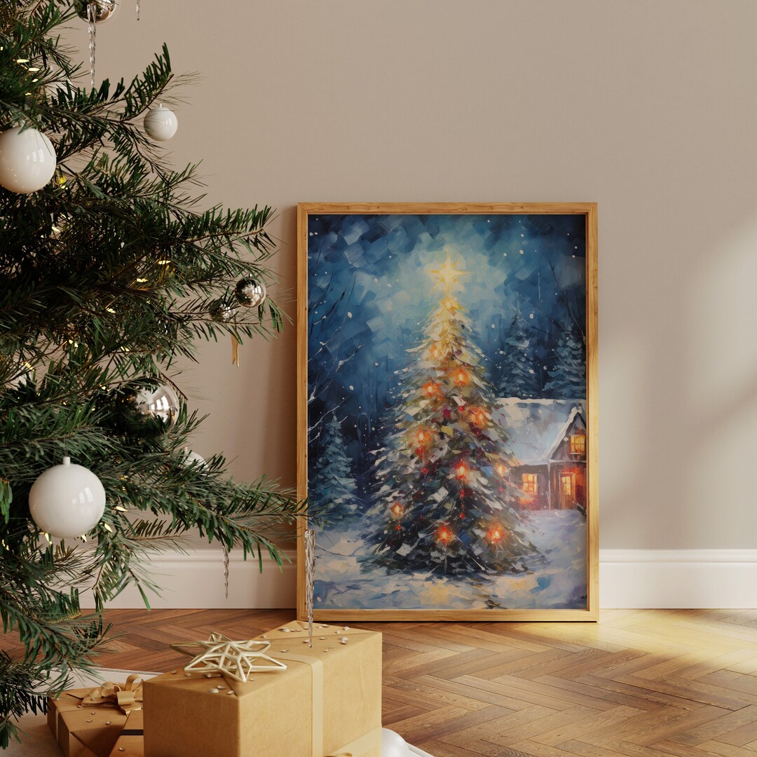 Printable Holiday Art Printable Winter Art Printable Christmas Art ...