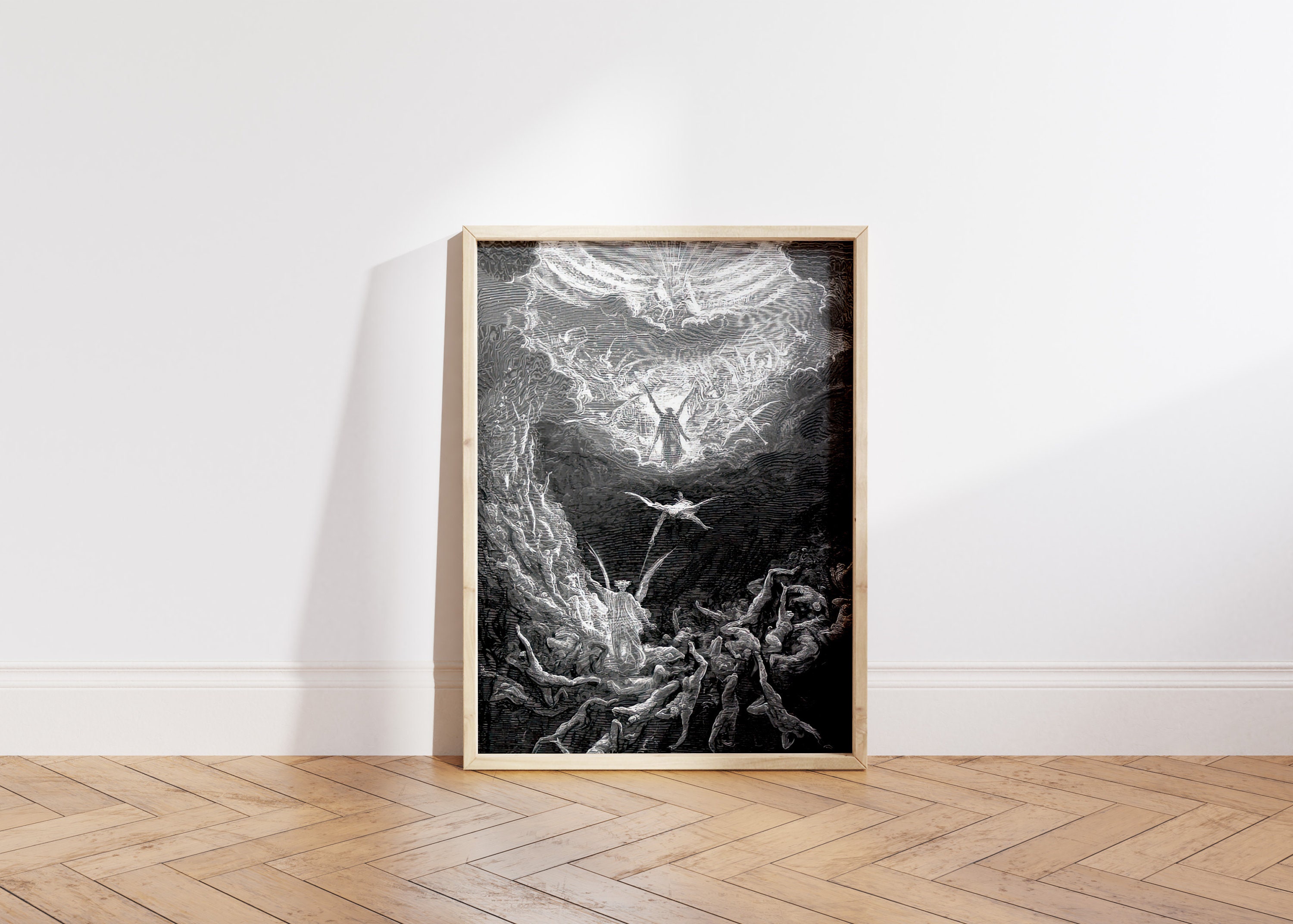 The Last Judgement Art the Last Judgement Print Christian Man Decor ...