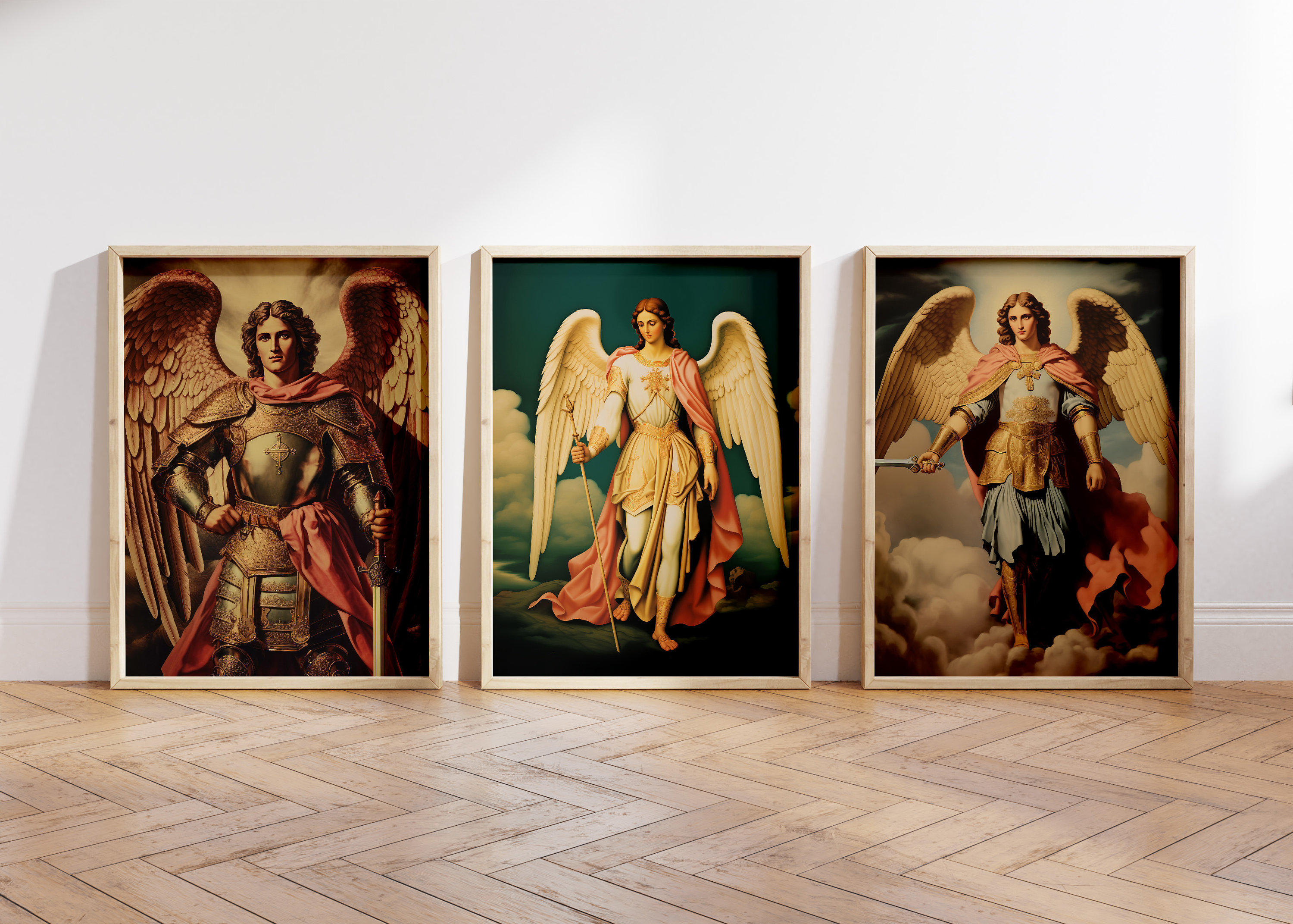 St Michael the Archangel Saint Michael Art St Michael Art Catholic Art ...