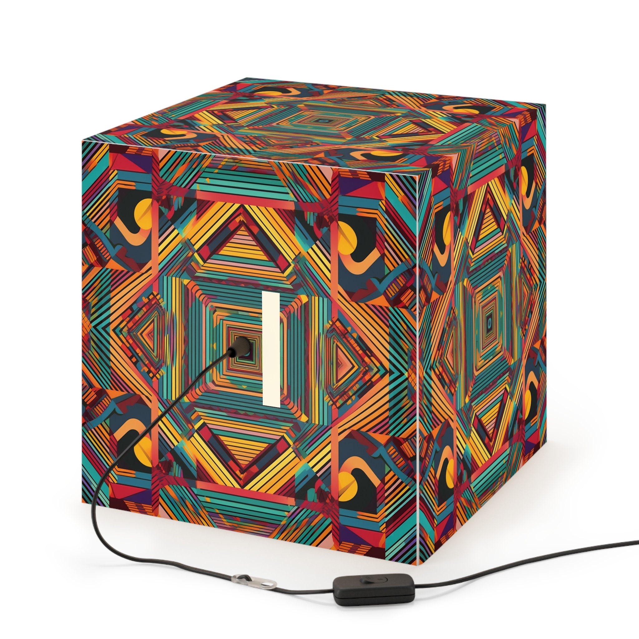 Psychedelic Illusion Luminart Light Cube Lamp sold by Scarlet Dementia ...