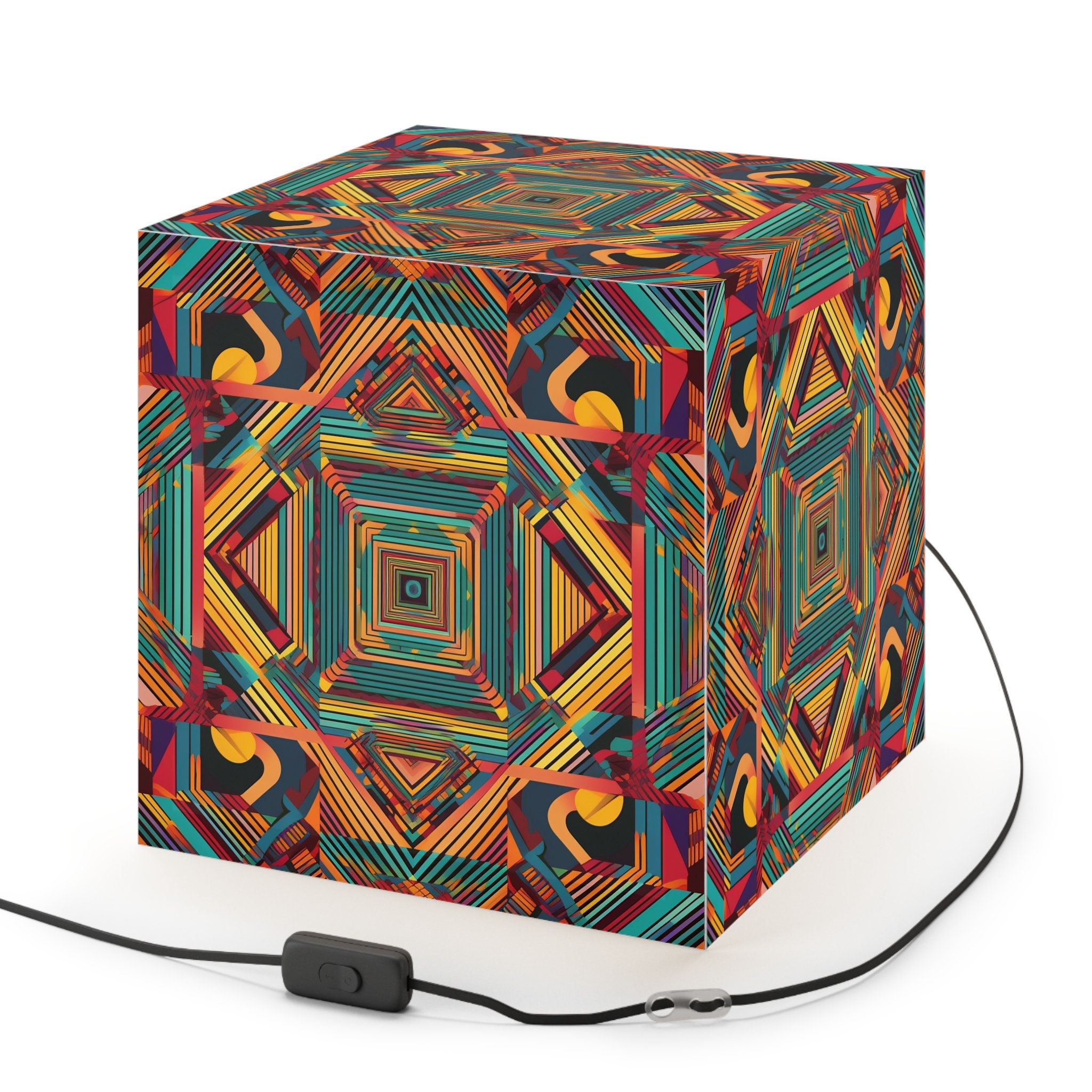 Psychedelic Illusion Luminart Light Cube Lamp sold by Scarlet Dementia ...