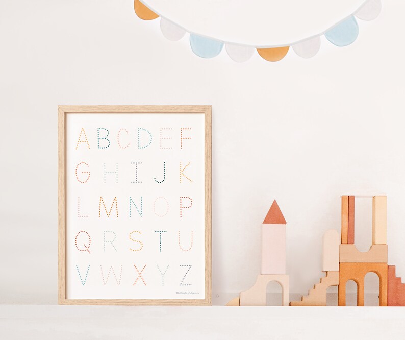 Alphabet Trace | Letter Tracing | Alphabet Poster | Printable ...