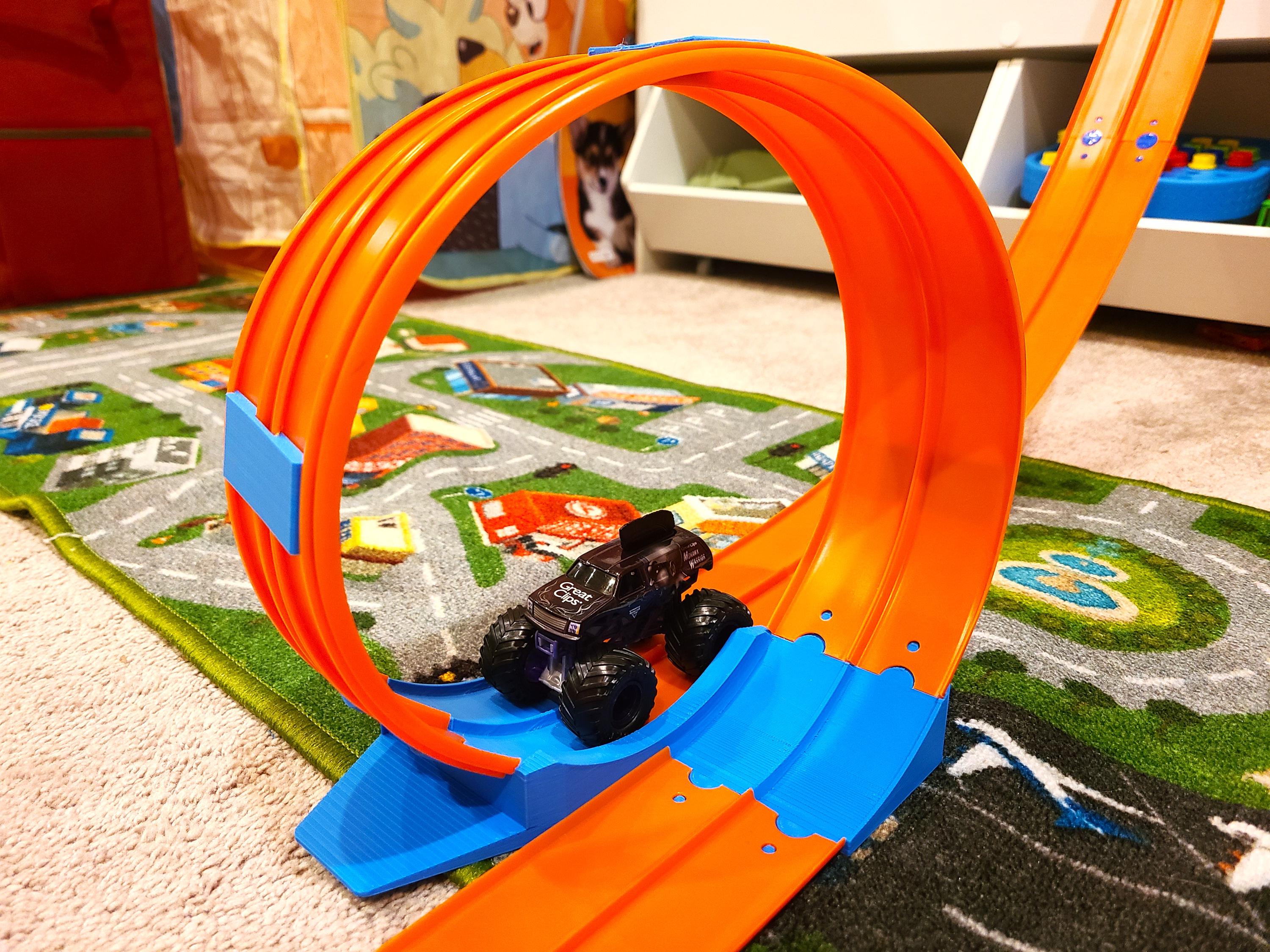 Double Loop - Monster Truck Loop | Compatible With Hot Wheels Track - Etsy