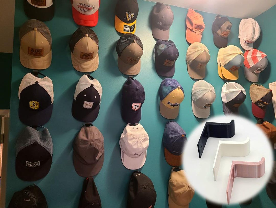 Hat Wall Mount Hooks | Cap Hanger - Etsy