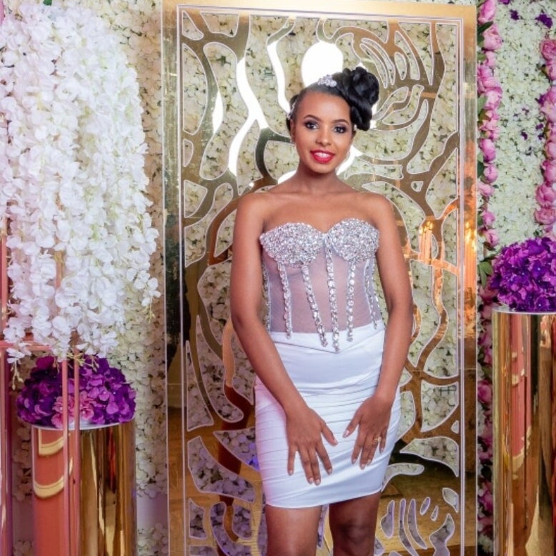 Rhinestone Corset - Etsy