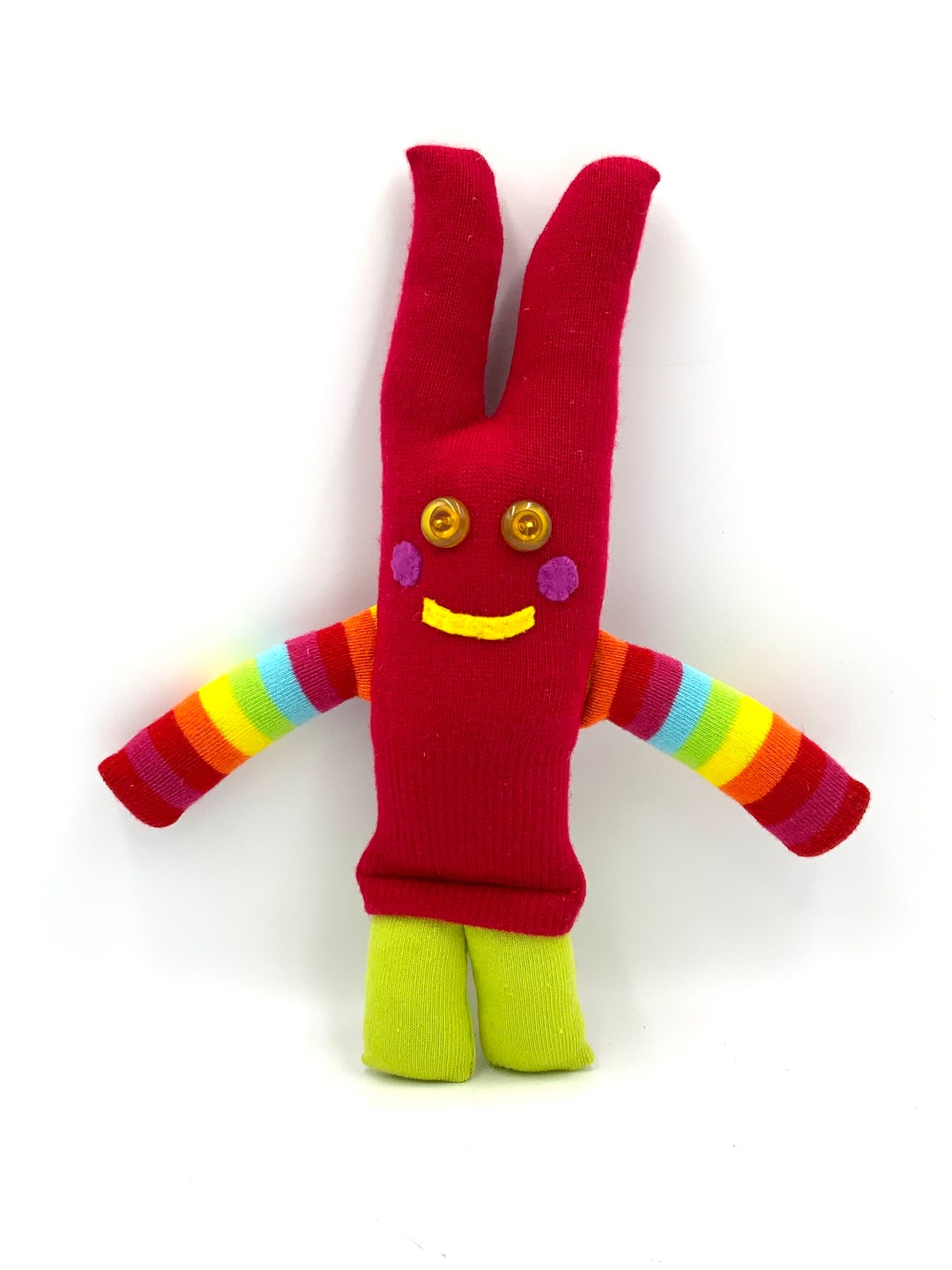 Hand Made Stuffed Sock Creature - Etsy