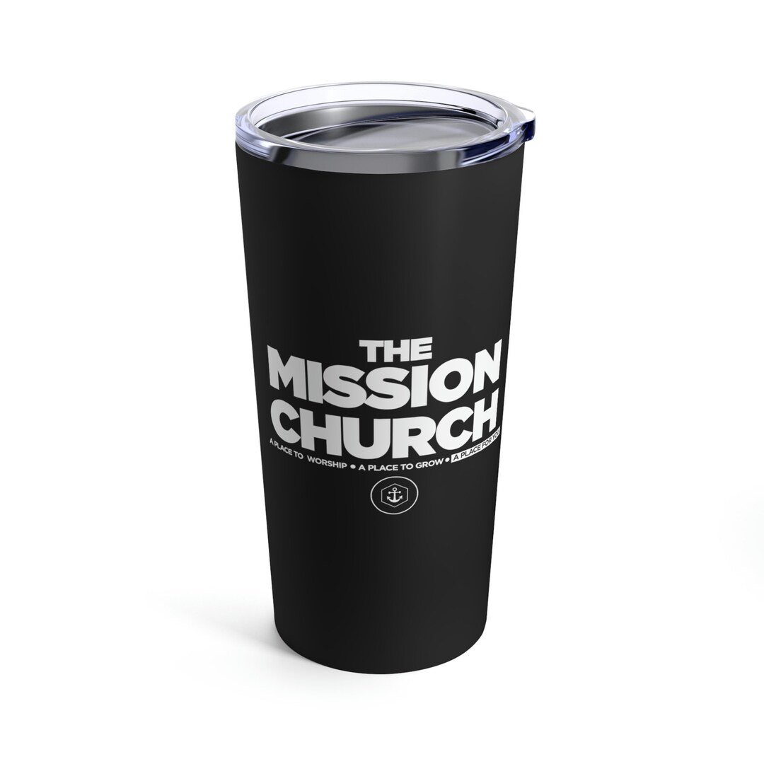 The Mission Church 20 Oz Tumbler black - Etsy