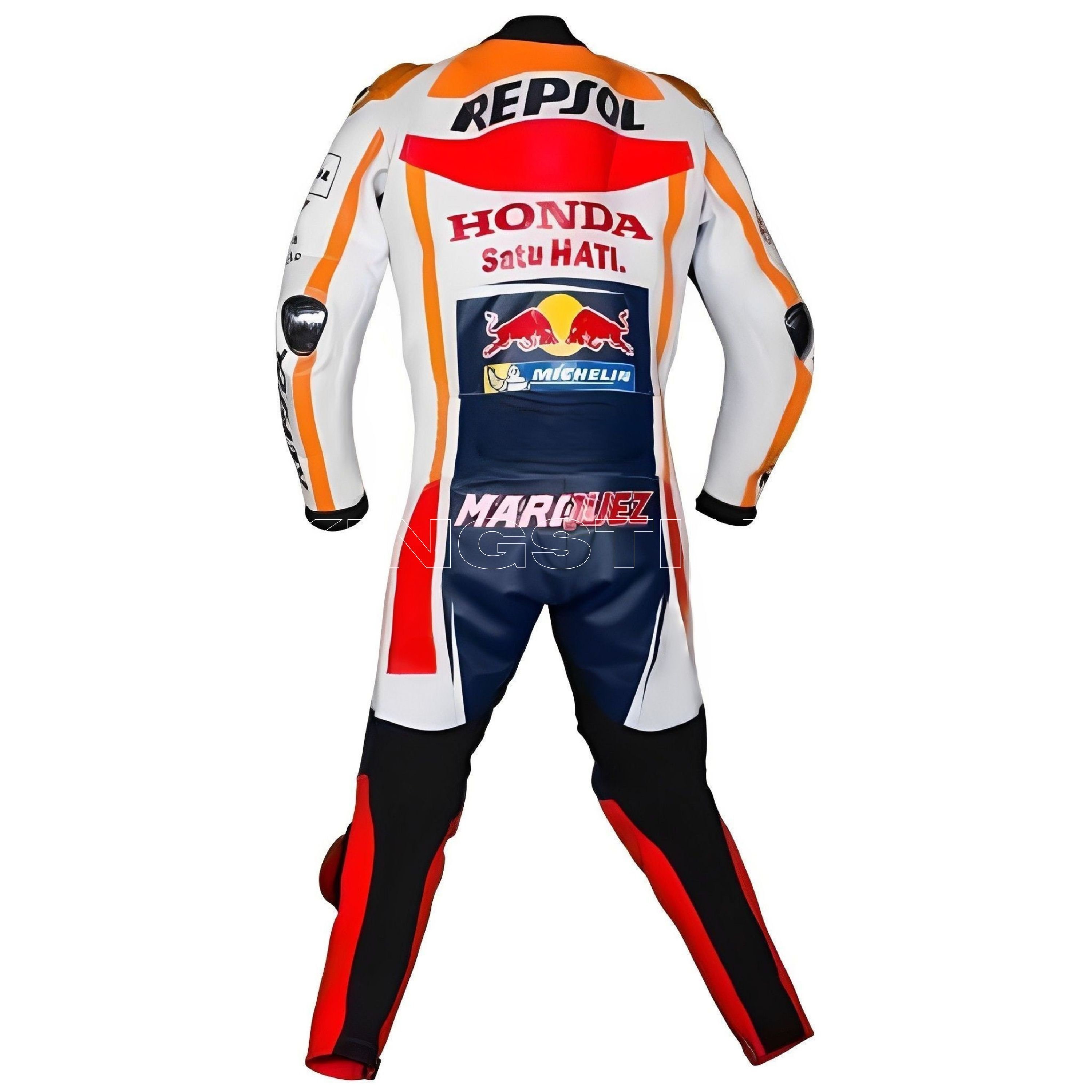 Marquez Honda Repsol Suit Motorbike Racing Suit Real Leather Suit for ...