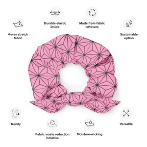 Demon Slayer Gift for Anime Fan Nezuko Hair Scrunchie Zenitsu Shinobu ...