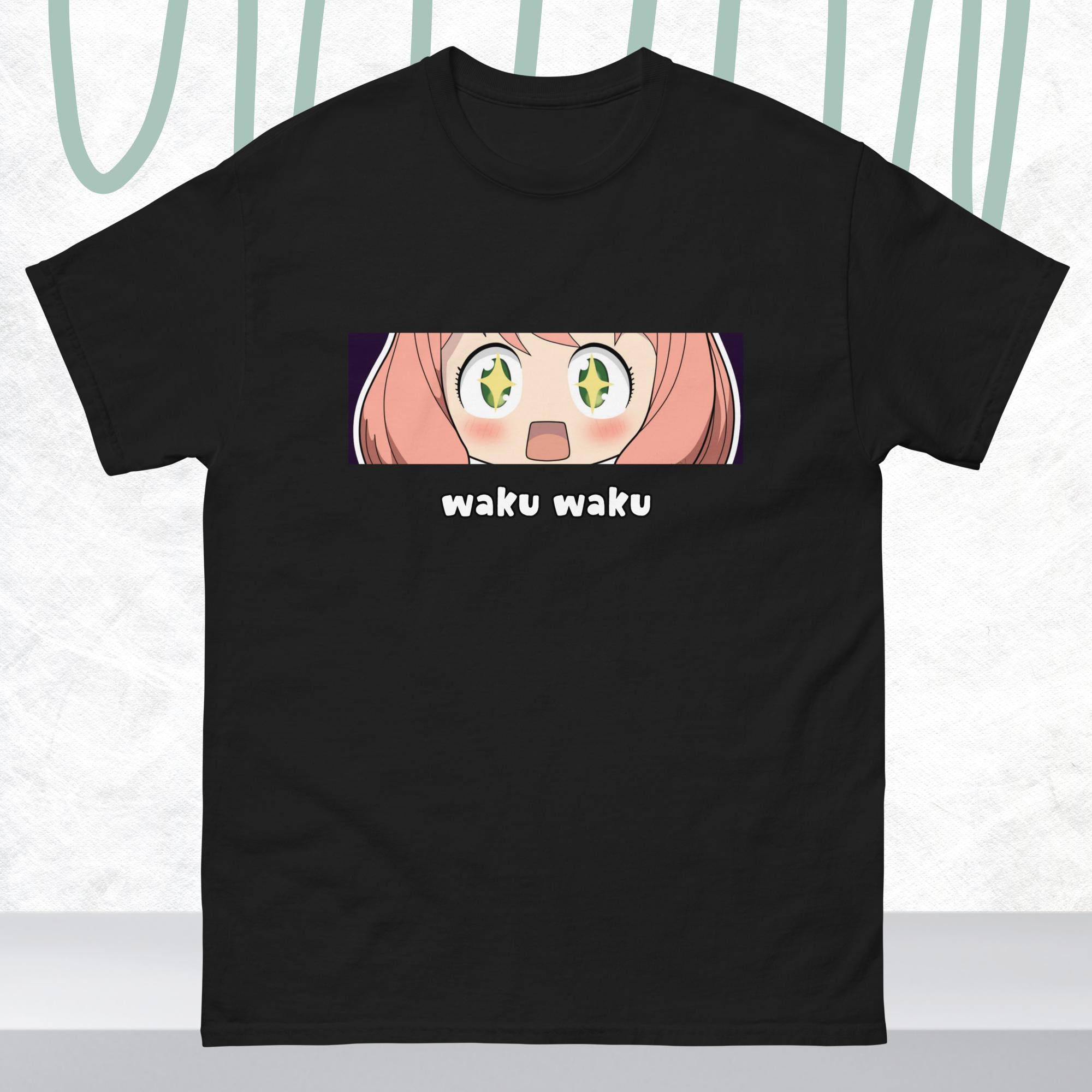 SPY X FAMILY Inspired Shirt Cute Anya Forger Graphic Tee Anya Waku Waku ...