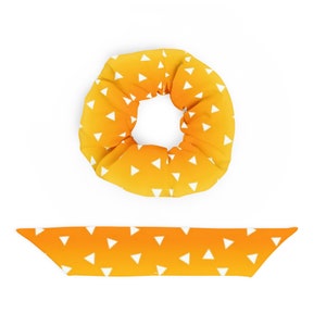 Demon Slayer Gift for Anime Fan Nezuko Hair Scrunchie Zenitsu Shinobu ...