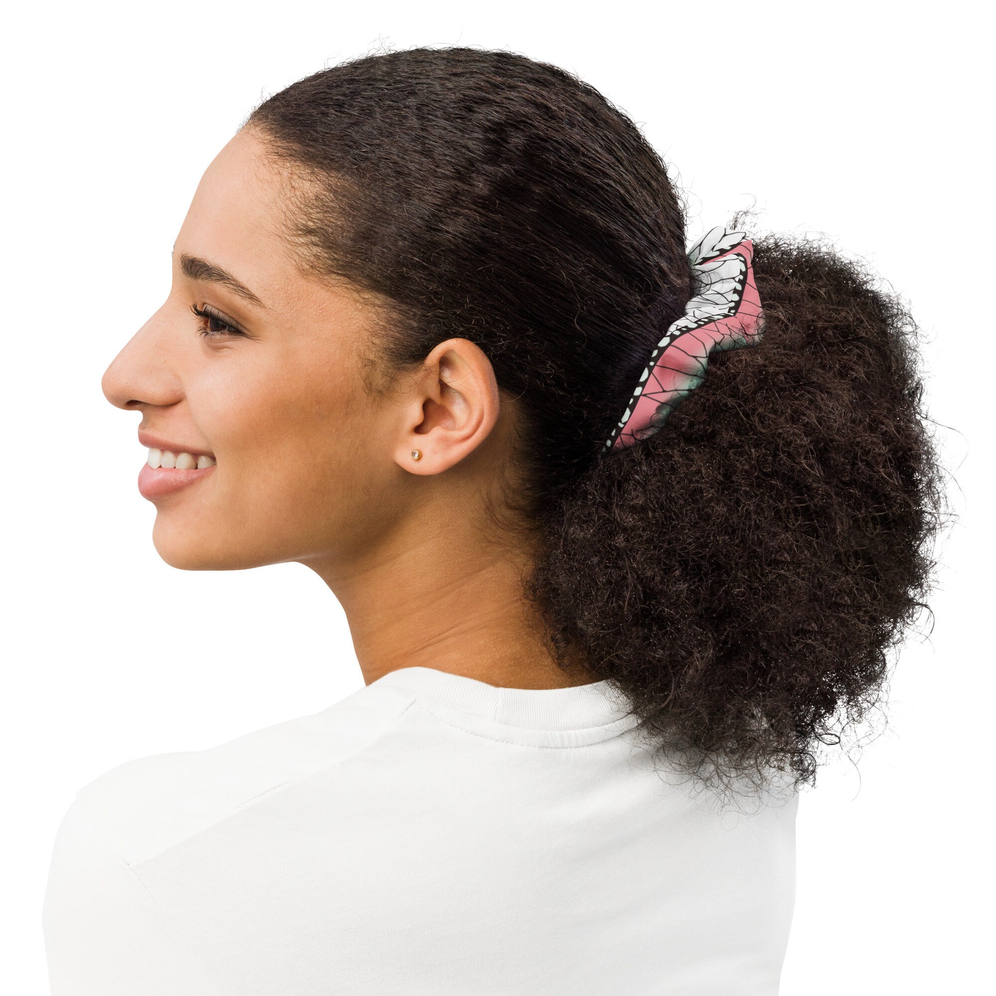 Demon Slayer Gift for Anime Fan Nezuko Hair Scrunchie Zenitsu Shinobu ...