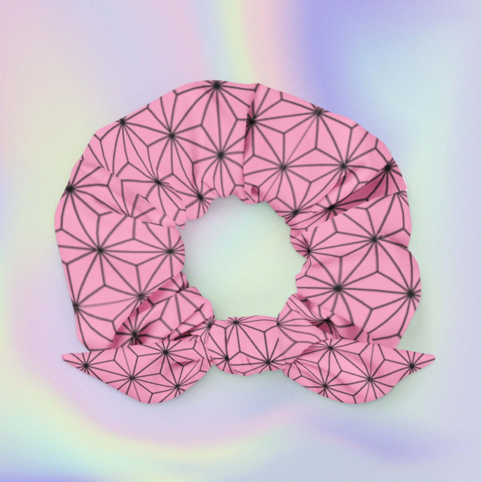 Demon Slayer Gift for Anime Fan Nezuko Hair Scrunchie Zenitsu Shinobu ...