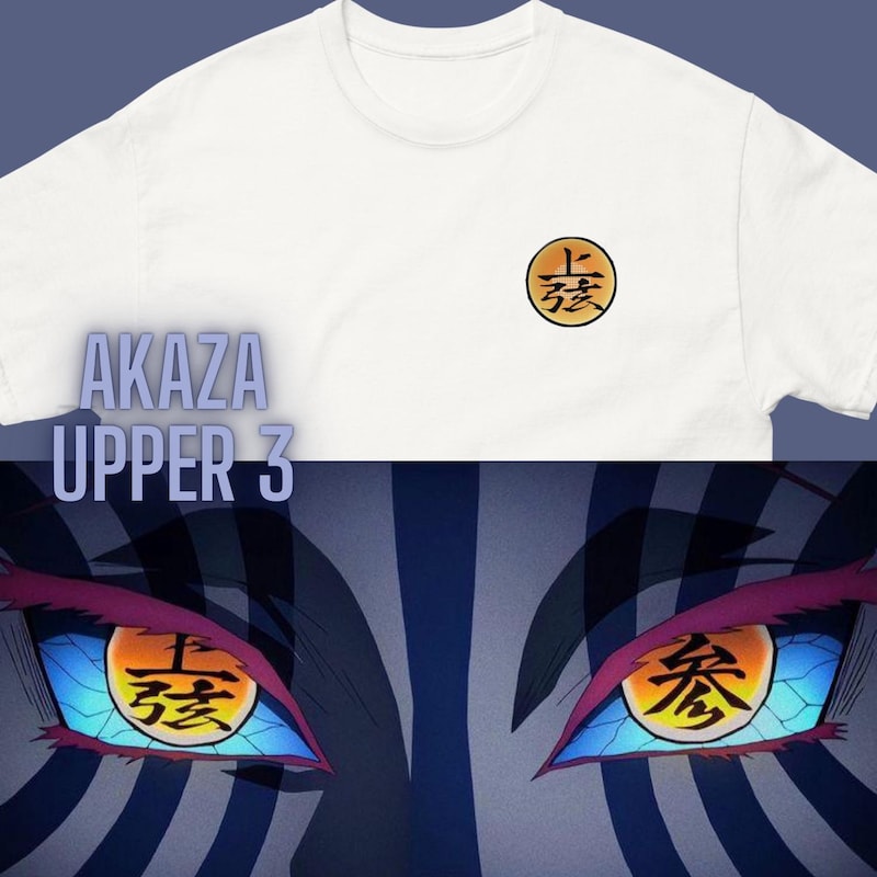 Demon Slayer Kimetsu No Yaiba Akaza T Shirt - Etsy