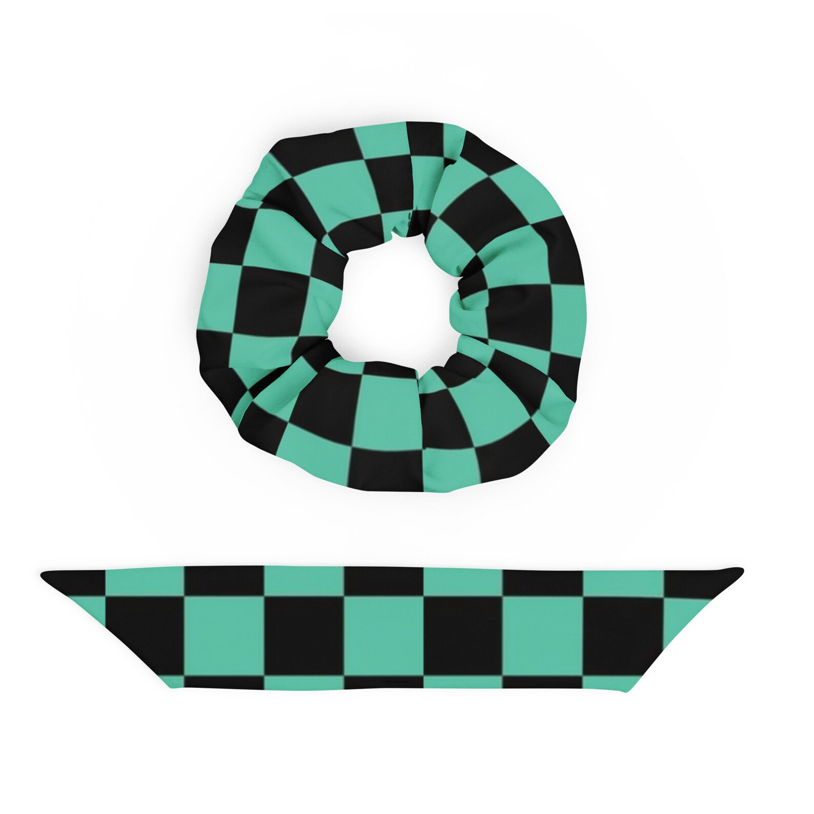 Demon Slayer Gift for Anime Fan Nezuko Hair Scrunchie Zenitsu Shinobu ...