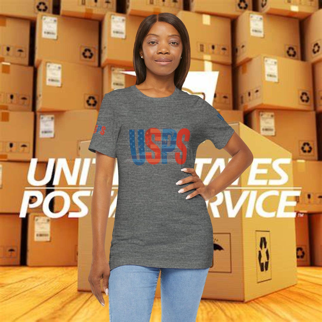 USPS Postal Worker Shirt Unisex Jersey Short Sleeve Tee United States ...